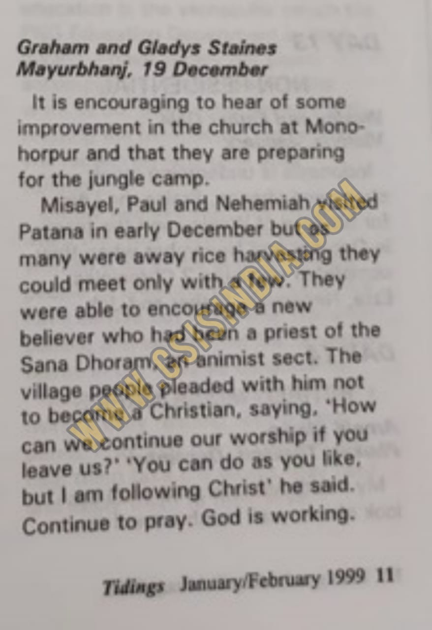 GRAHAM STAINES – EVANGELIST OR LEPROSY RELIEF WORKER? – CSIS